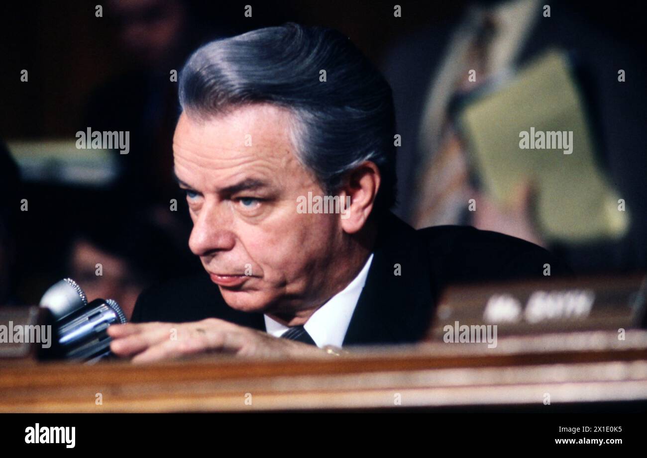 Senator Robert Byrd 1978 Photo by Dennis Brack bb90 Stock Photo - Alamy