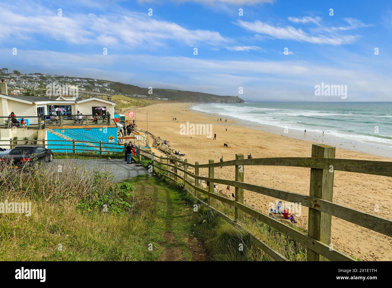 Praa Sands, a beach in south west Cornwall, England, UK Stock Photo - Alamy