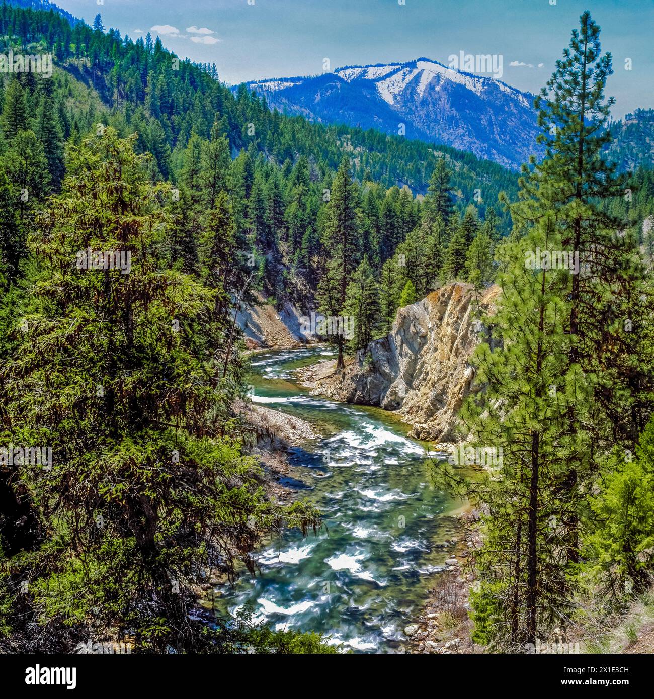 fish creek above confluence with alberton gorge near tarkio, montana ...