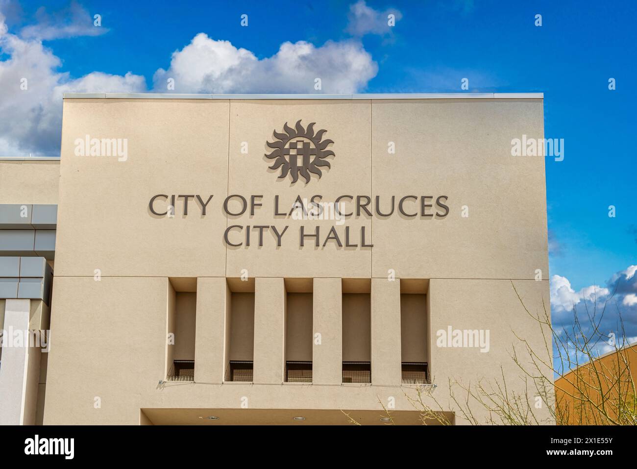 Town hall sign city street public government hi-res stock photography ...