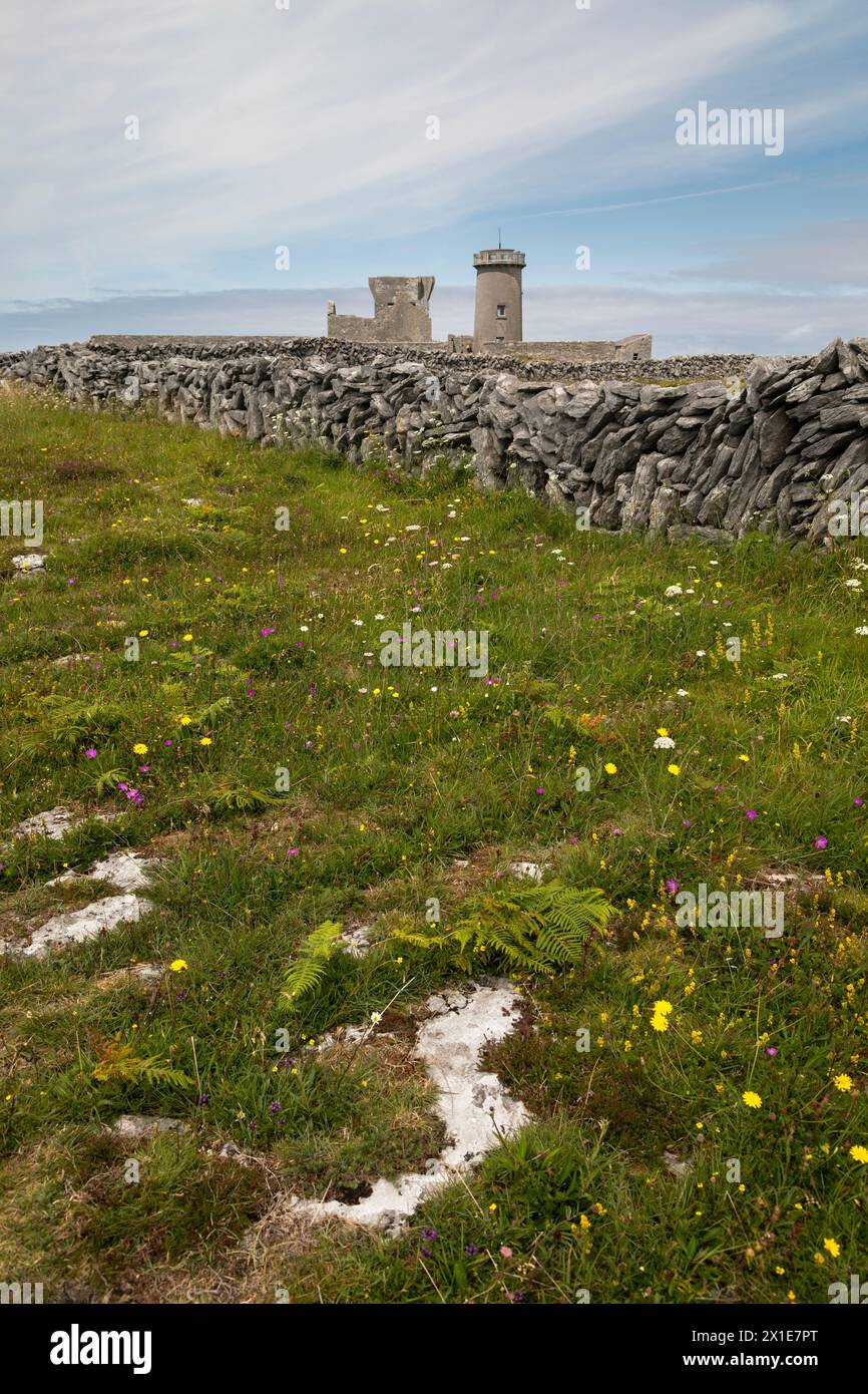 Old lighthouse inis mor hi-res stock photography and images - Alamy