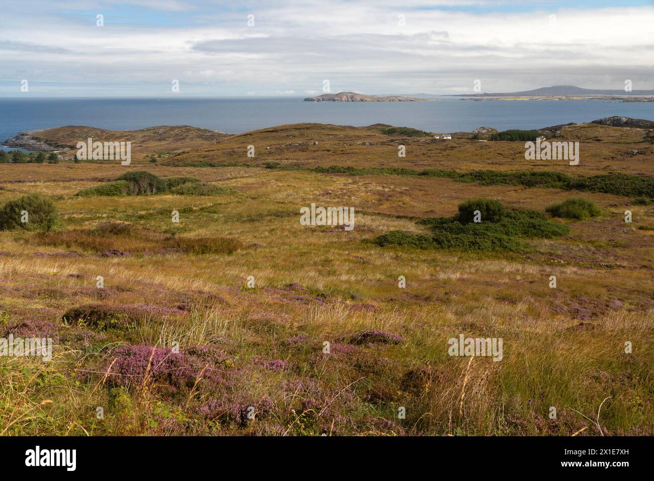 View of Owey island from Arranmore island on the Wild Atlantic Way in ...