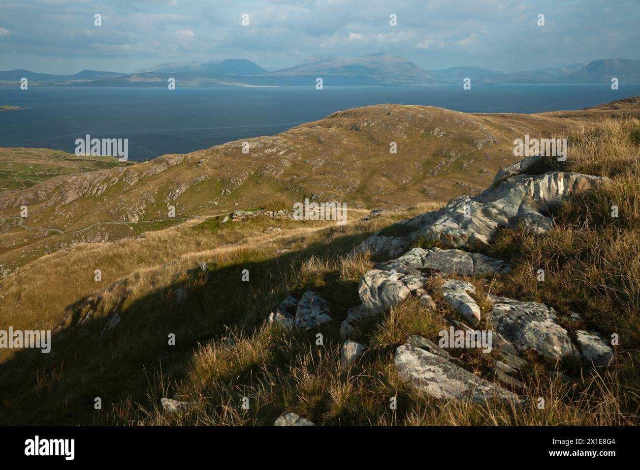 View from the highest point on Inishturk island on the Wild Atlantic ...