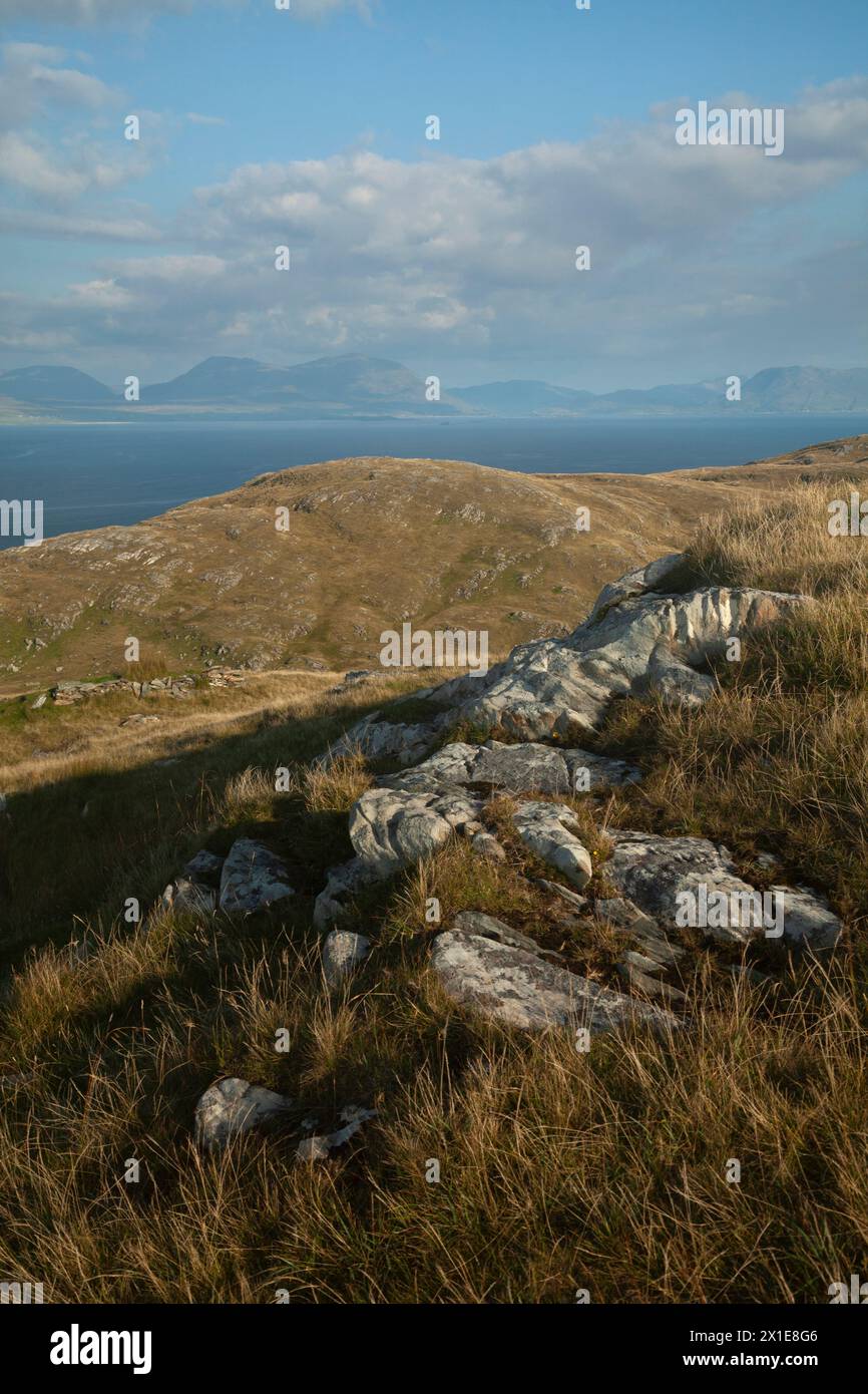 View from the highest point on Inishturk island on the Wild Atlantic ...