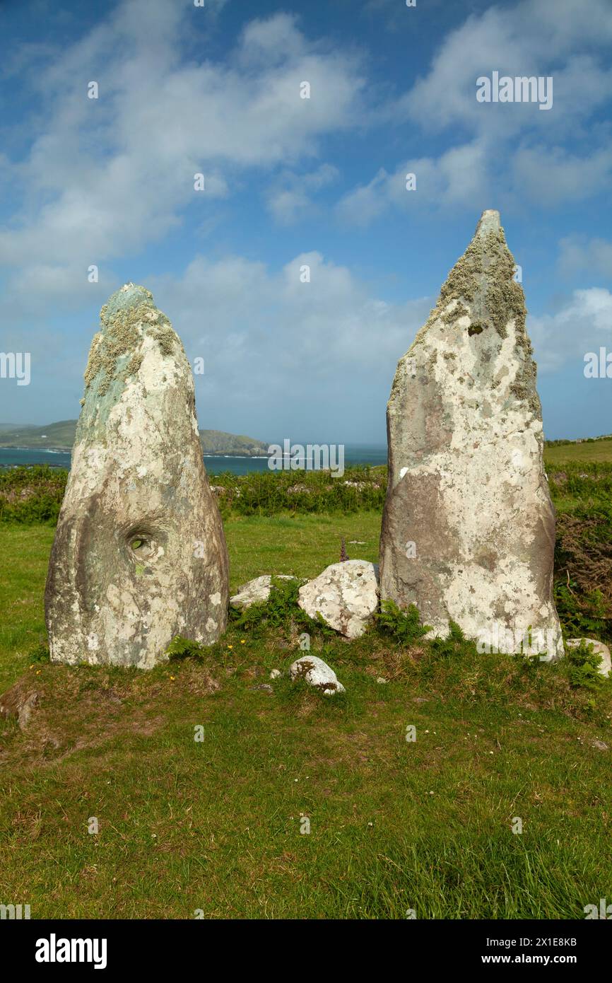 Marriage stones on Cape Clear island in Roaringwater bay on the Wild ...
