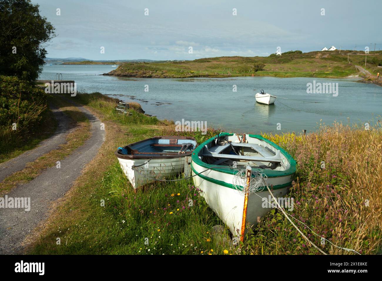 Heir island in Roaringwater bay on the Wild Atlantic Way in West Cork ...