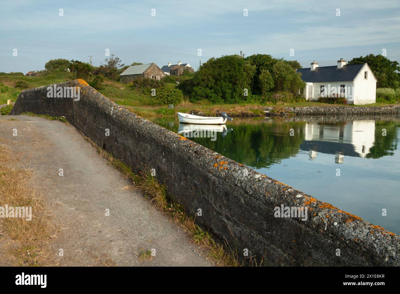 Heir island in Roaringwater bay on the Wild Atlantic Way in West Cork ...