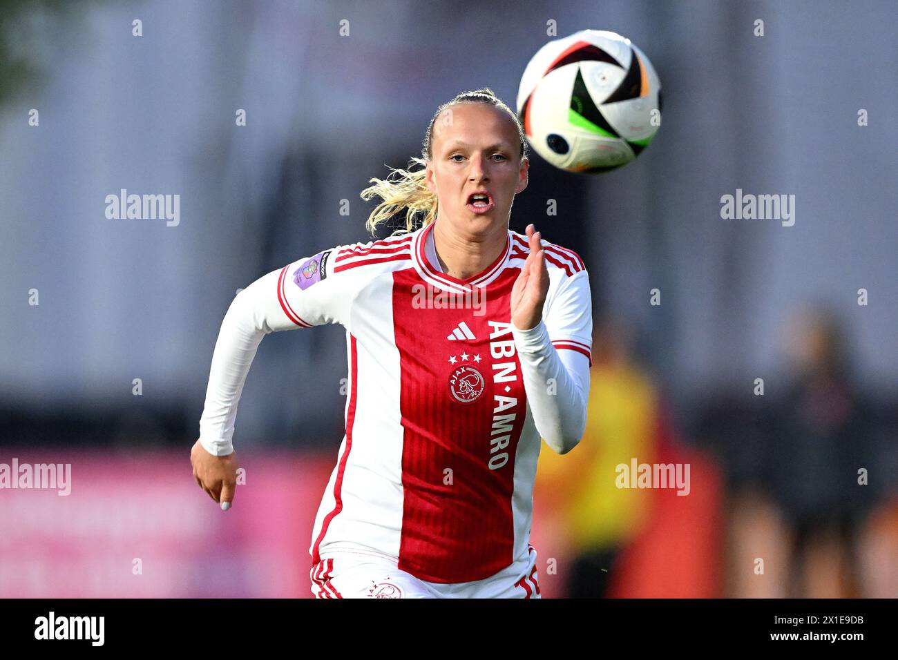 AMSTERDAM - Tiny Hoekstra of Ajax during the KNVB Cup semi-final match ...