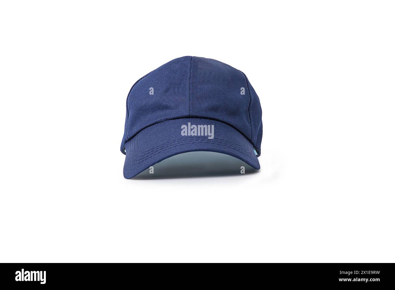 Blue baseball cap isolated on white background, front view Stock Photo ...
