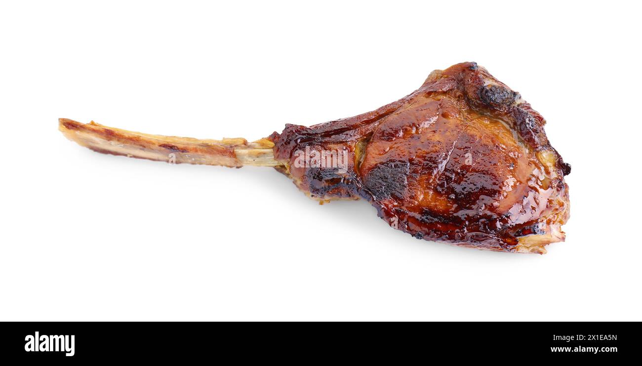 Top view on grilled meat Cut Out Stock Images & Pictures - Alamy