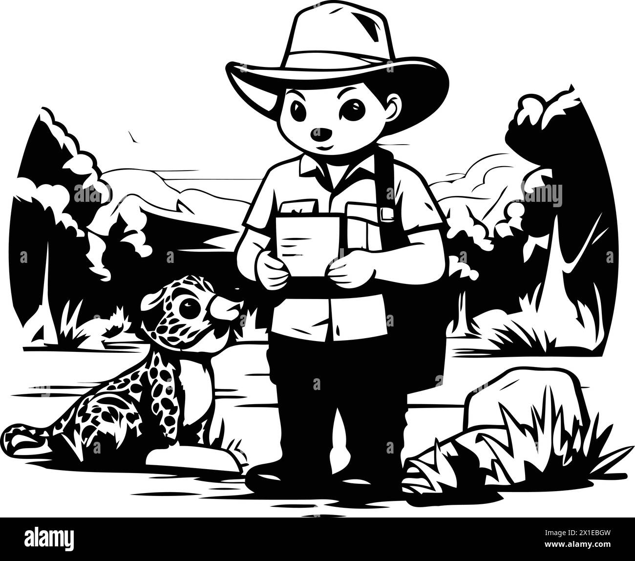 African explorer Cut Out Stock Images & Pictures - Alamy