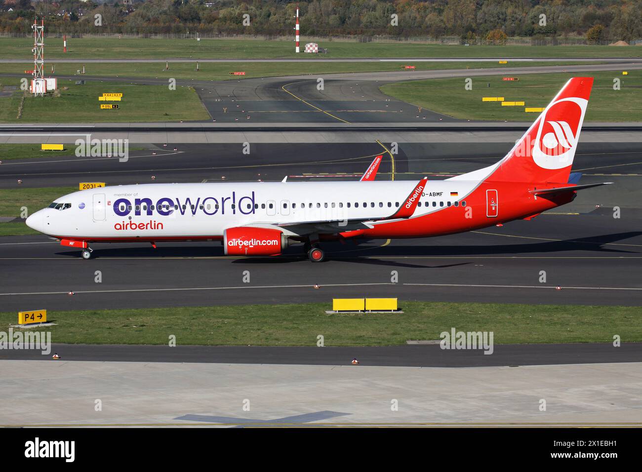 German Air Berlin Boeing 737-800 with registration D-ABMF in Oneworld ...