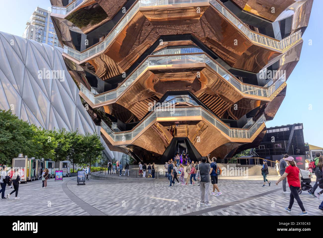 New York, High Line Art, the vessel Stock Photo - Alamy