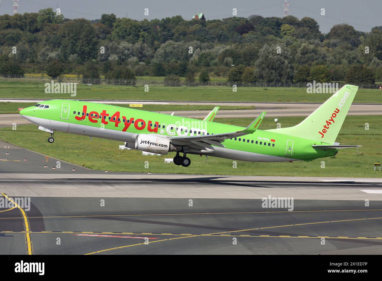 Moroccan Jet4You Boeing 737-800 with registration CN-RPG just airborne ...