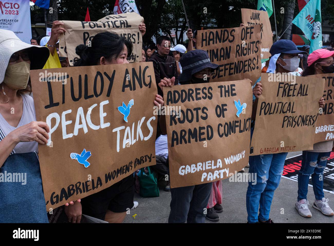International Human Rights Day protest in the Philippines Filipino ...