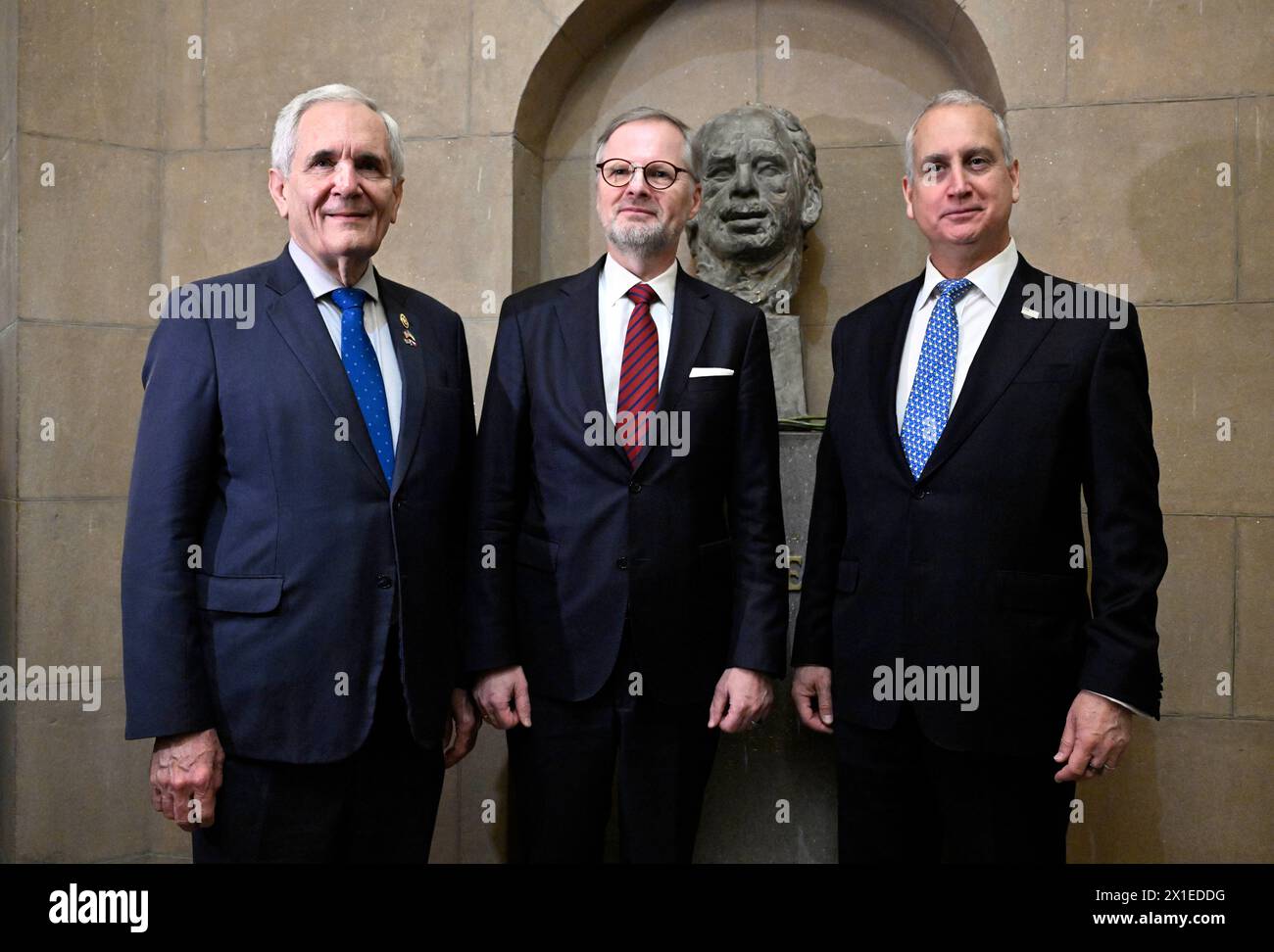 Washington, United States. 16th Apr, 2024. Czech Prime Minister Petr ...