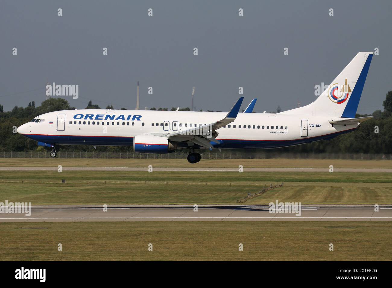 Russian Orenair Boeing 737-800 with registration VQ-BIZ on short final ...
