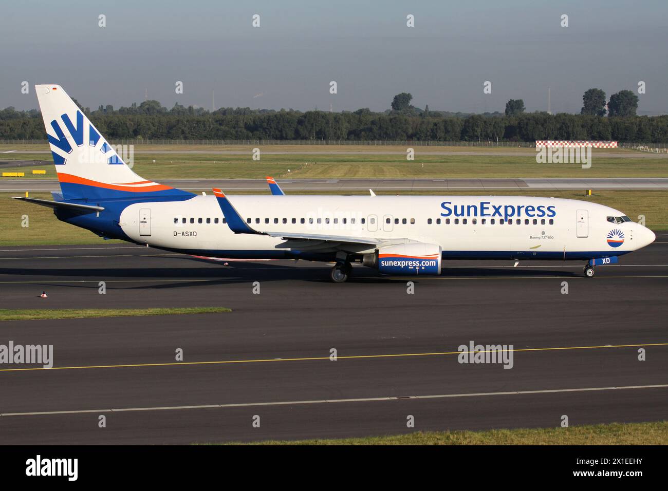 SunExpress Germany Boeing 737-800 with registration D-ASXD on taxiway ...