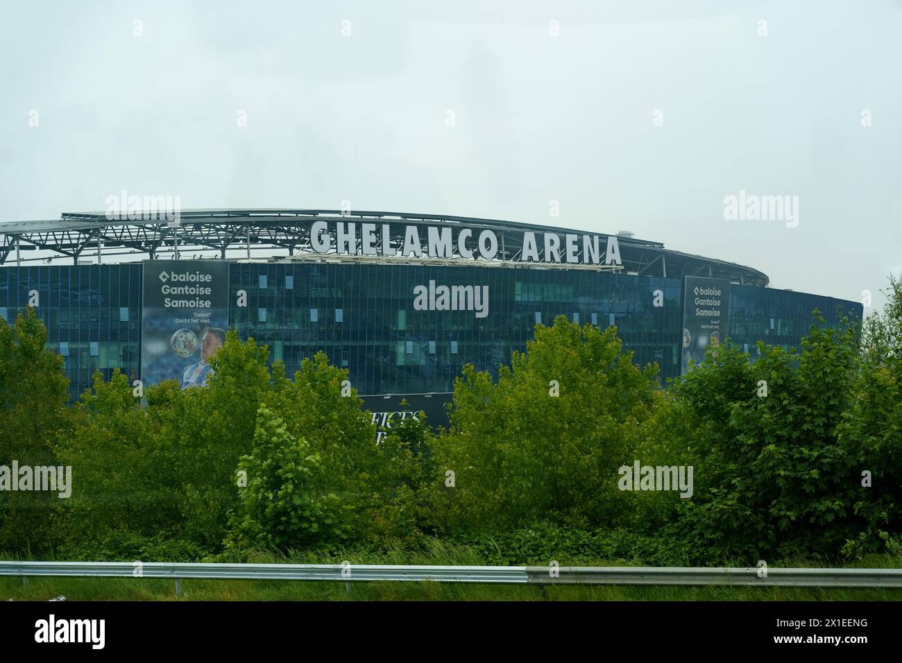 Ghent, Belgium - May 22, 2023: Ghelamco Arena, the home of KAA Gent ...