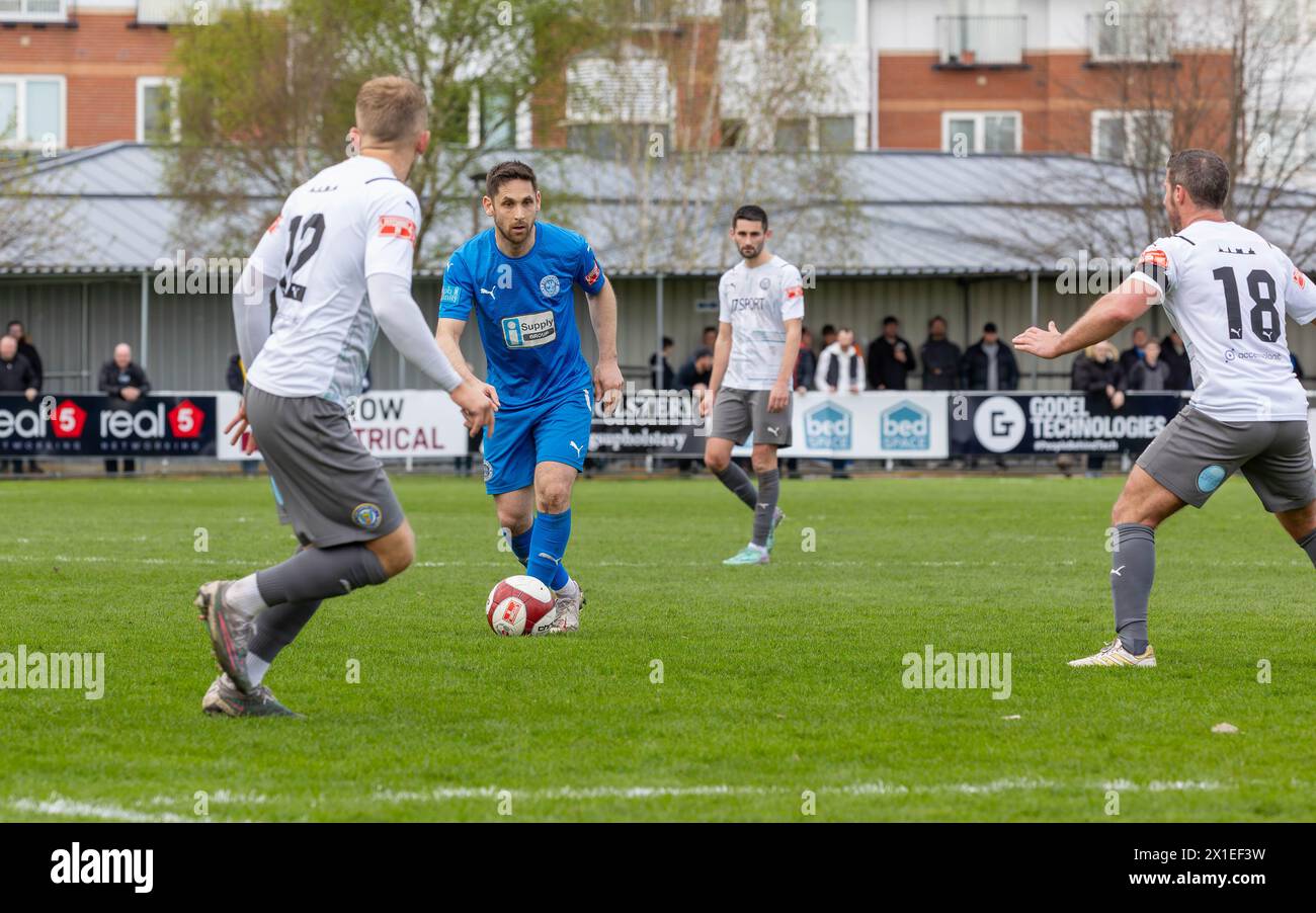 Warrington Ryland's midfielder Dean Furman takes on the opposition at ...
