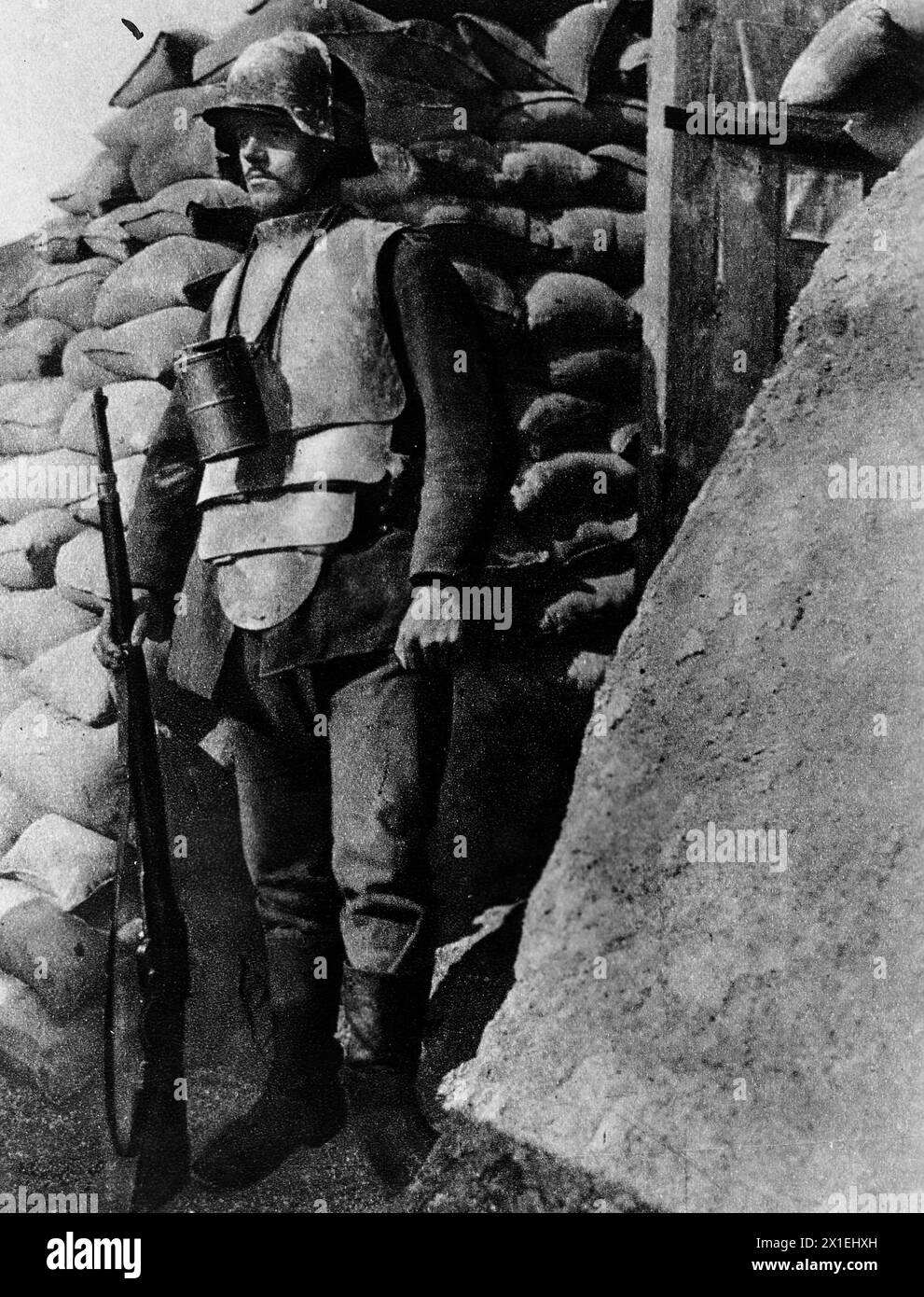 German breastplate and helmet armor. Sometimes worn by sentries on duty ...
