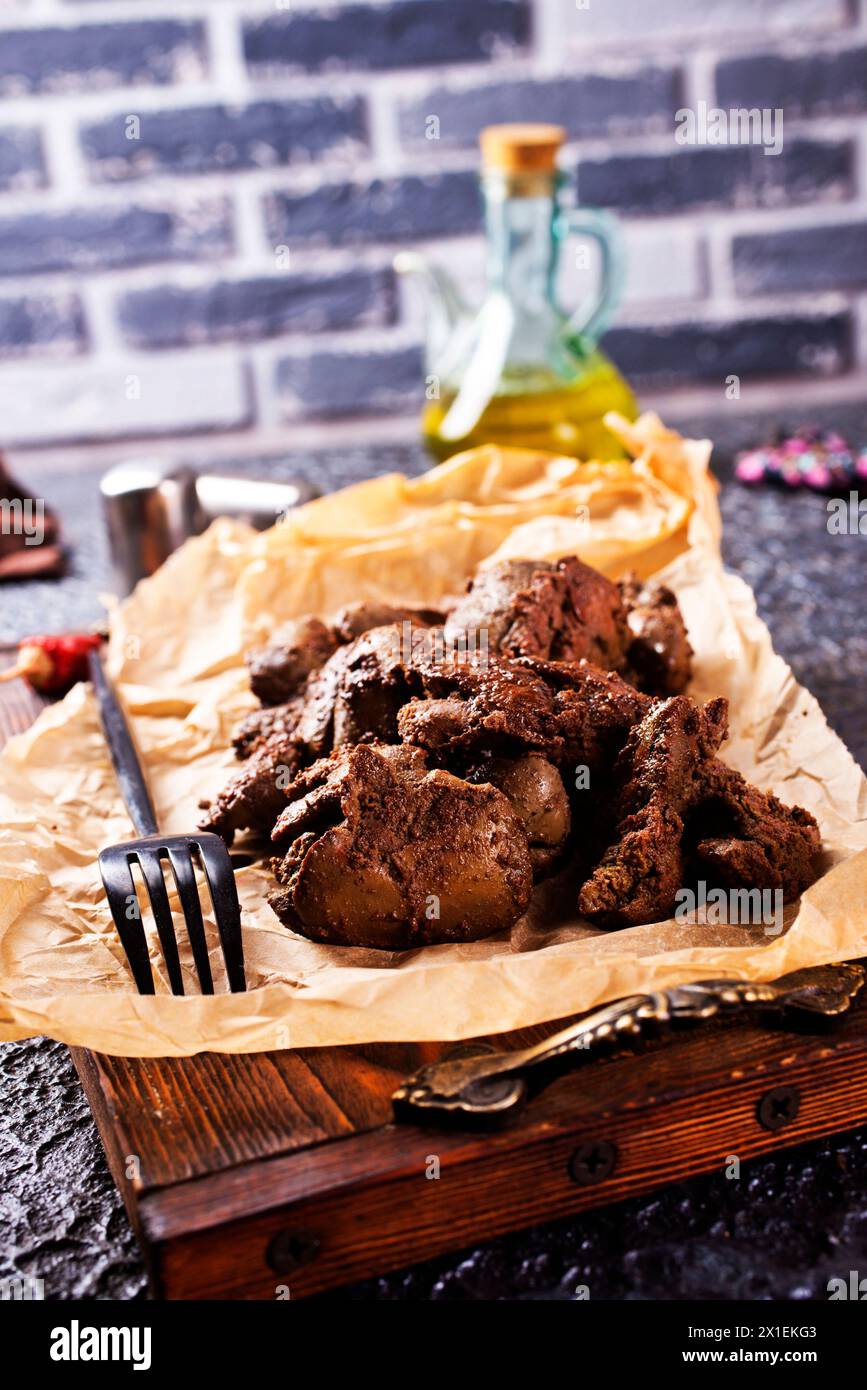 Goat liver hi-res stock photography and images - Alamy