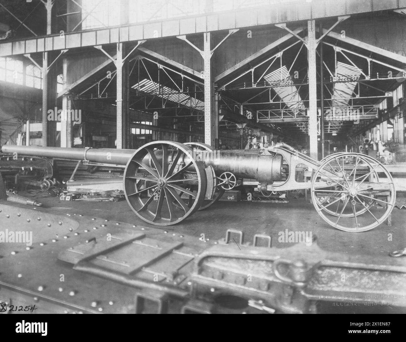 6 inch gun on transport wagon with limber ready for transport, mounts ...