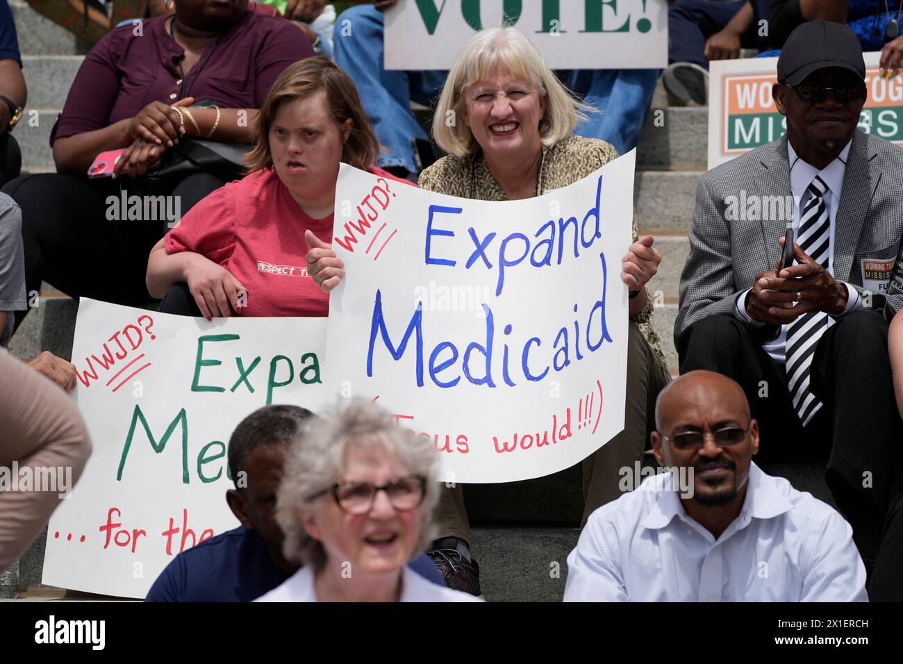 Linda Breazeale, right, and her daughter Debra Ann Breazeale, hold ...