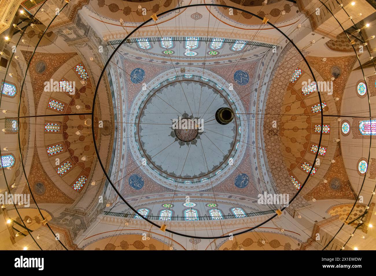 The interior of the Fatih Mosque in Istanbul, Turkey Stock Photo - Alamy