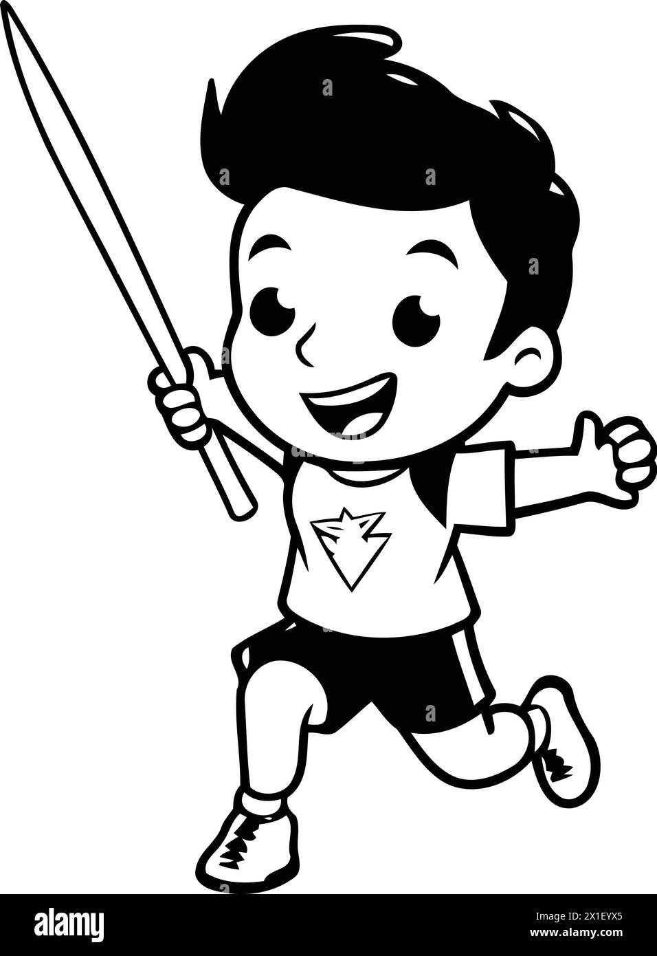 Knight boy sword Stock Vector Images - Alamy