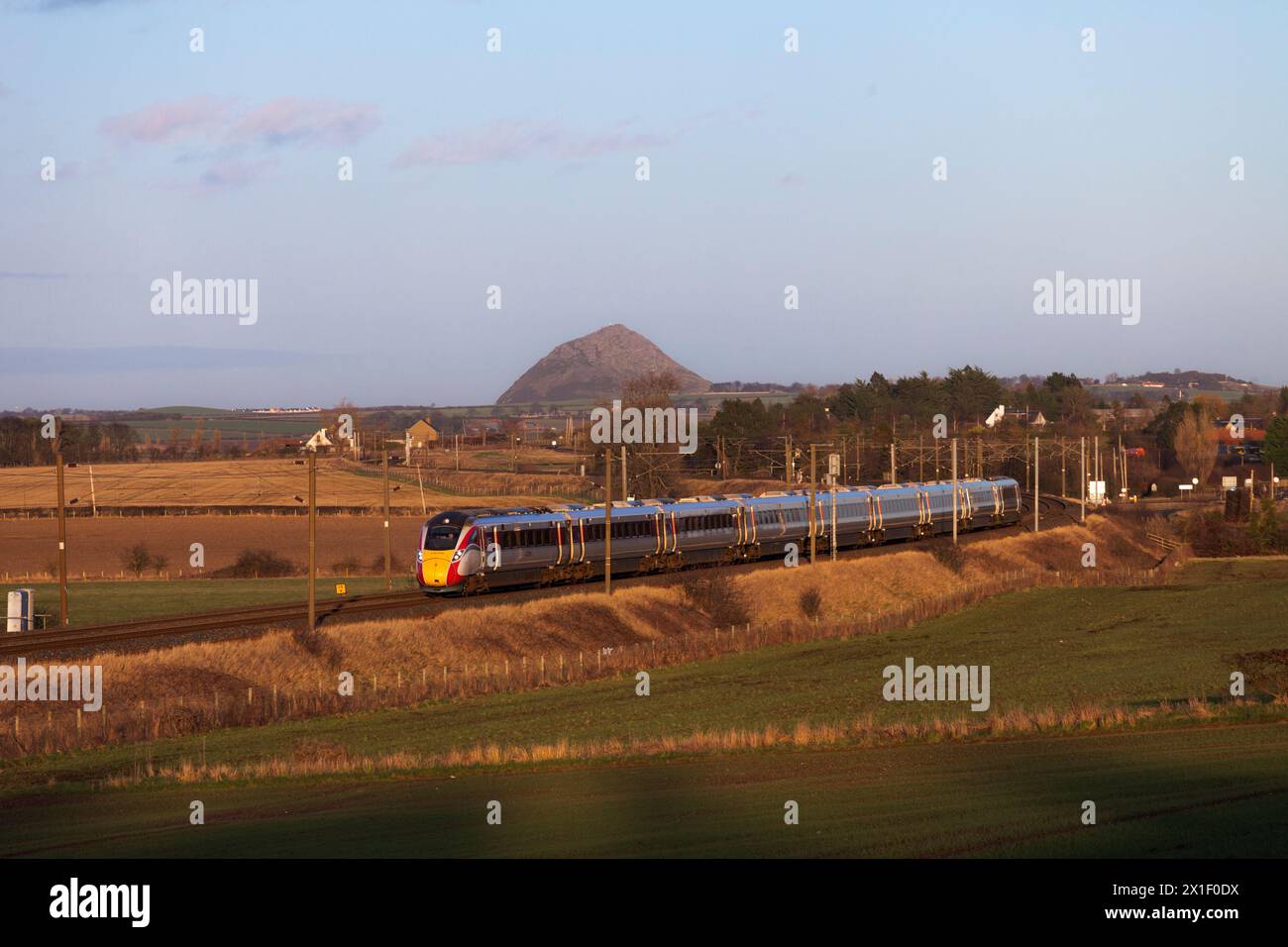 London North Eastern railway Hitachi AT300 class 801 bi mode train ...