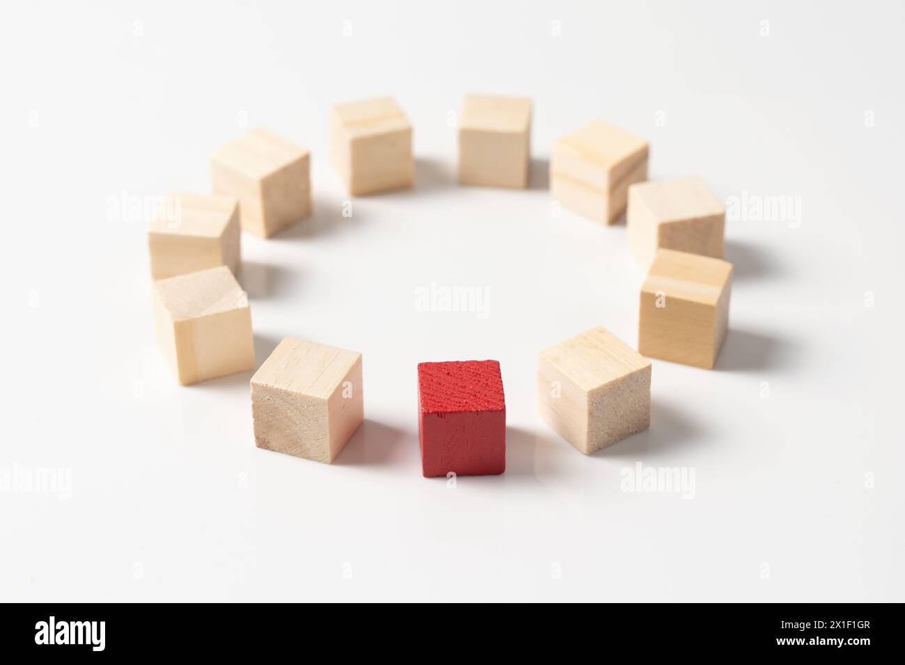 Concept of unique, outstanding, talent, different, standout, special or ...