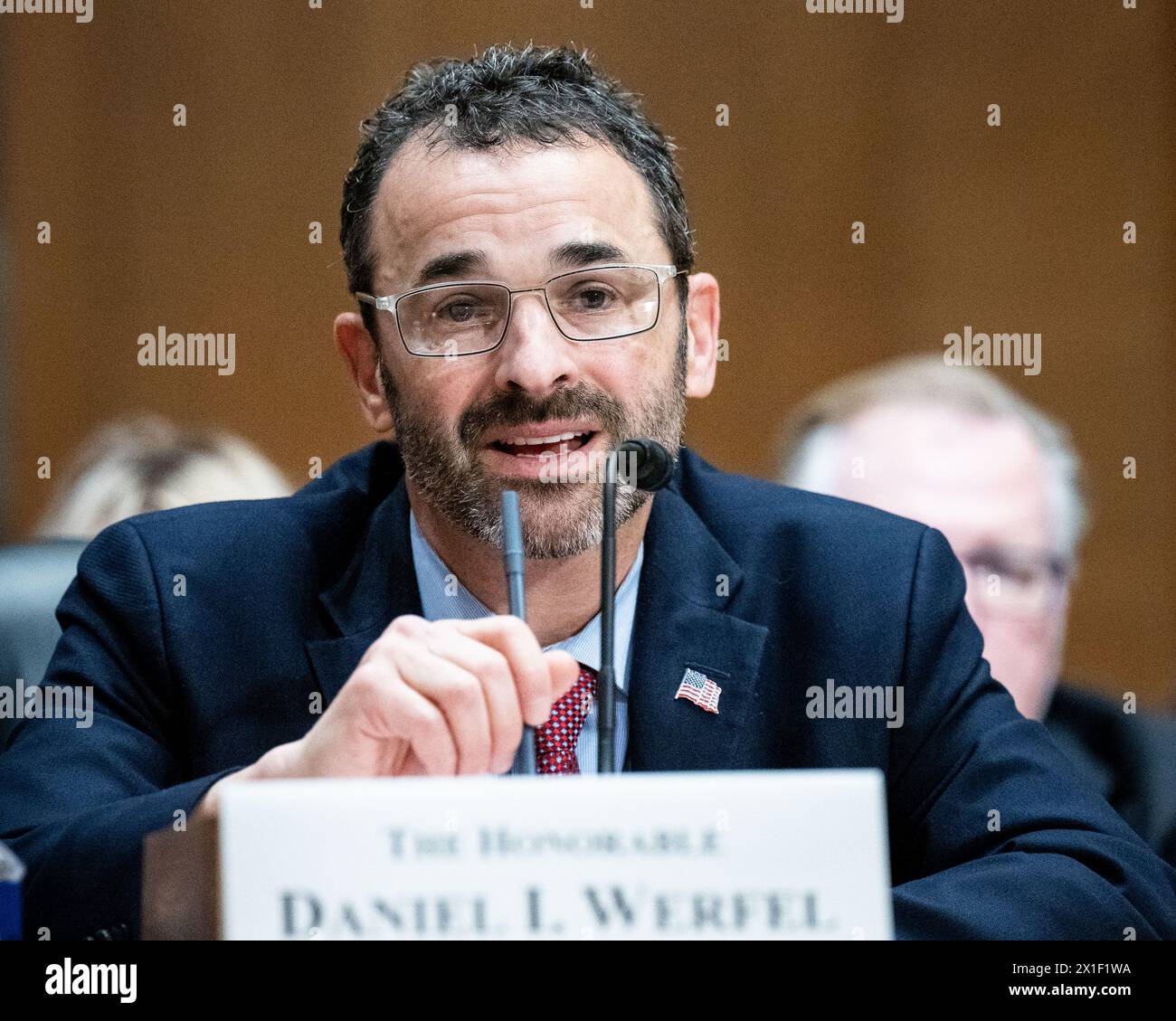 Washington, United States. 16th Apr, 2024. Daniel Werfel, Commissioner ...