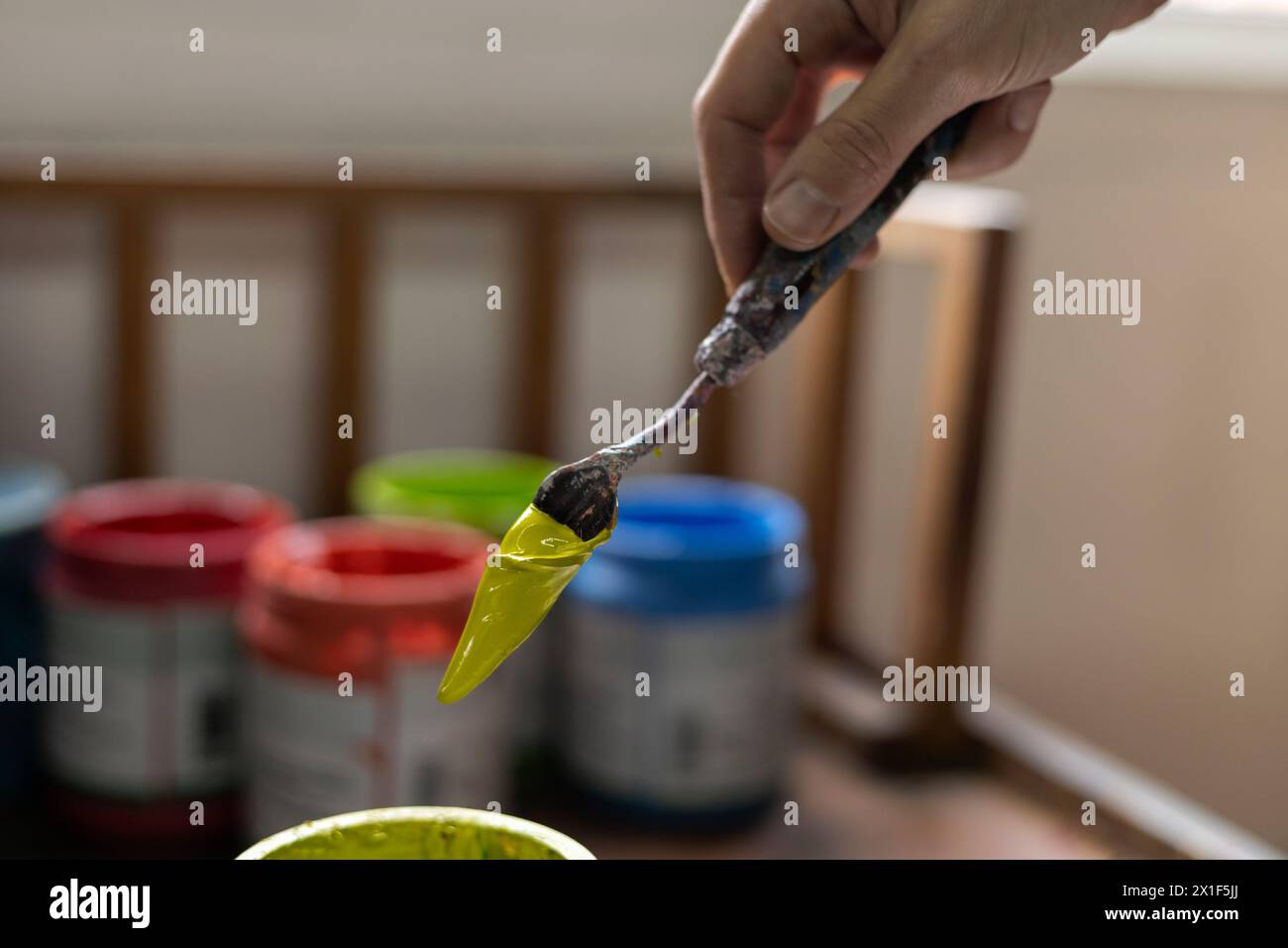 Real paint hi-res stock photography and images - Alamy