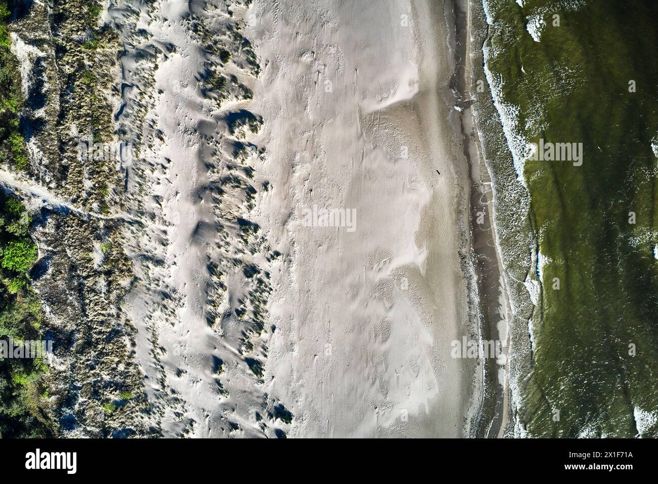 Aerial view natural landscape sandy hi-res stock photography and images ...