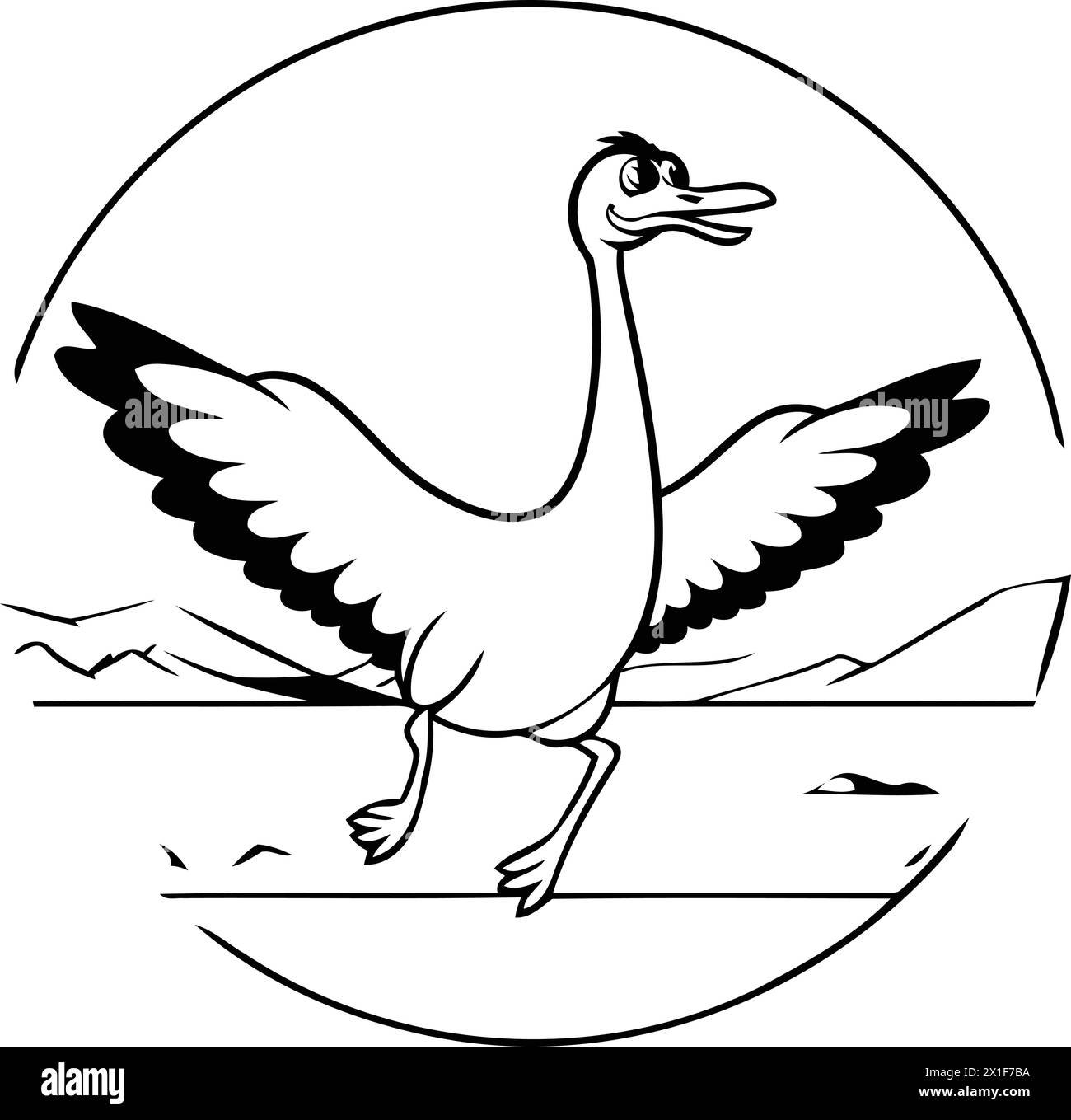 Goose cartoon hi-res stock photography and images - Alamy