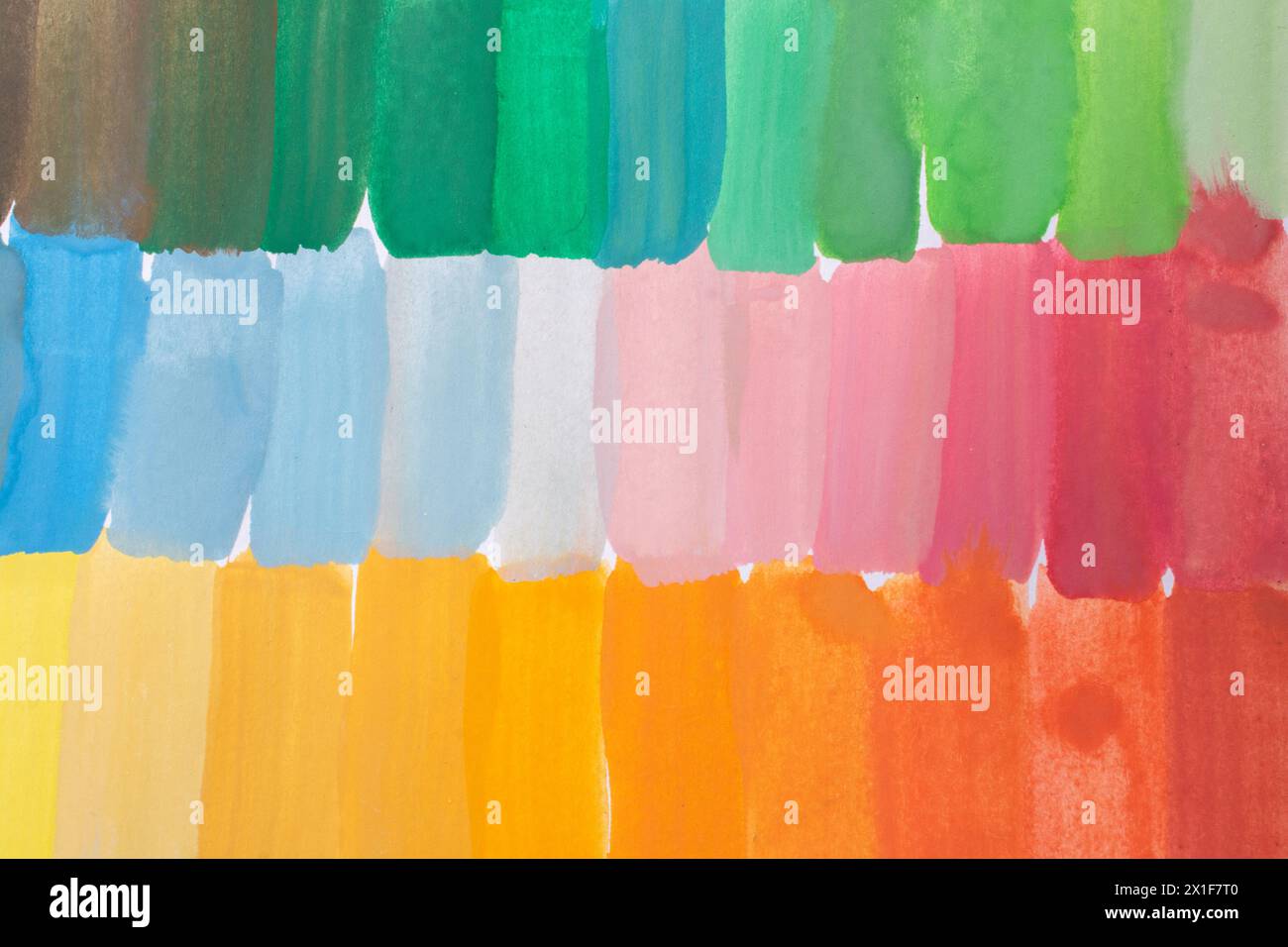 Color grunge brushes. Watercolor paint linear strokes for highlighting ...