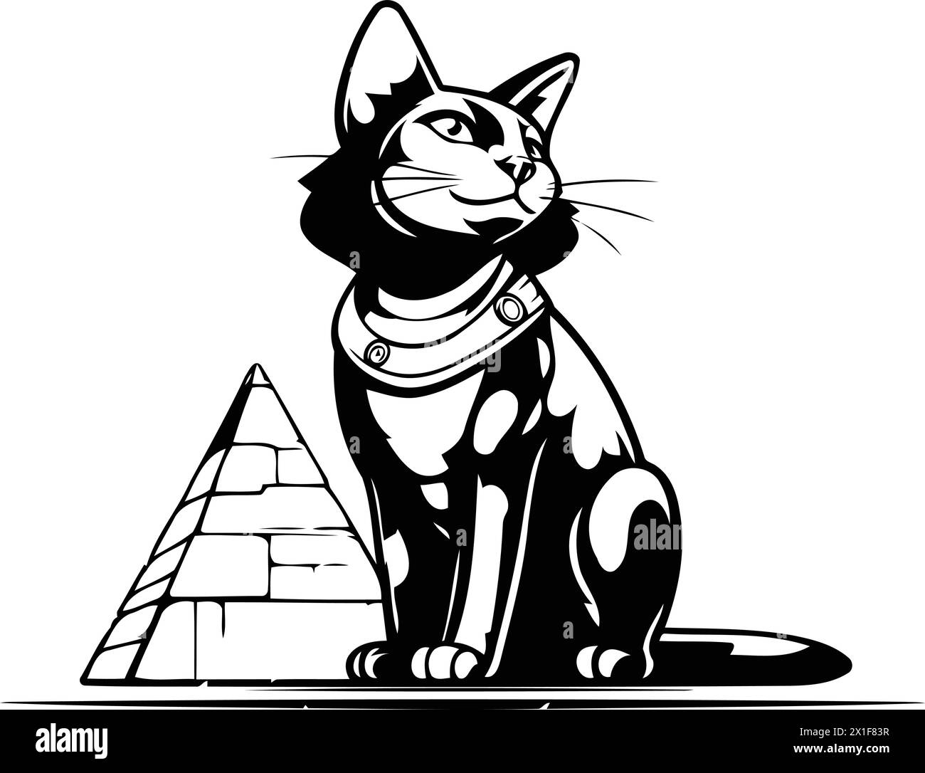 Egyptian cat drawing hi-res stock photography and images - Alamy