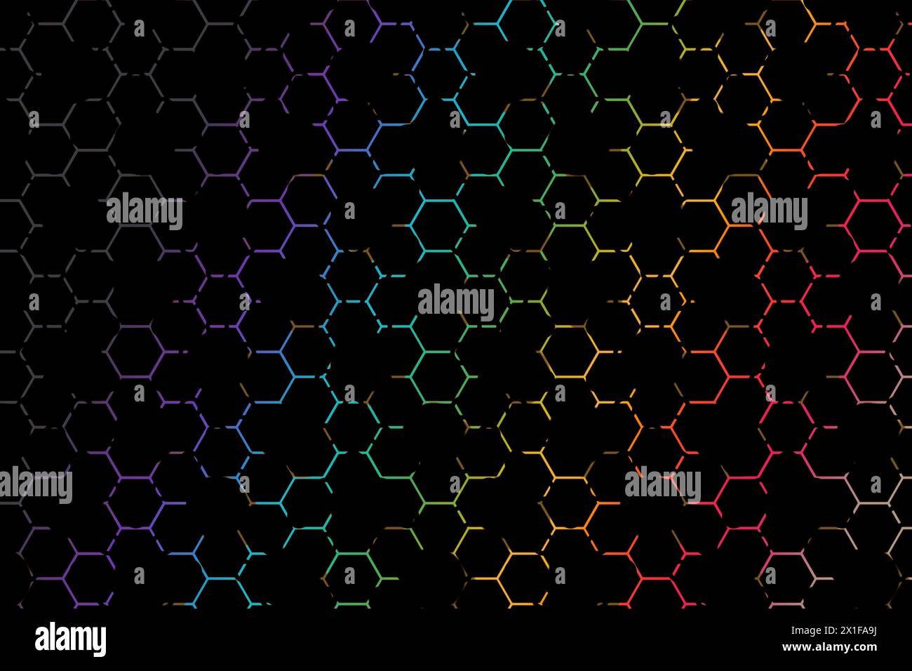 Hexagon pattern. Honeycomb background. Texture with hexagon of honey ...