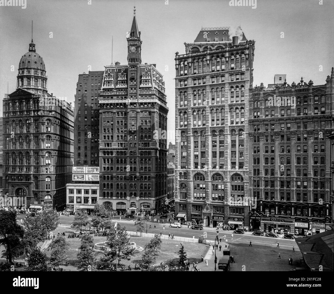 Old scenes of New York city from the early days of its growth into one ...