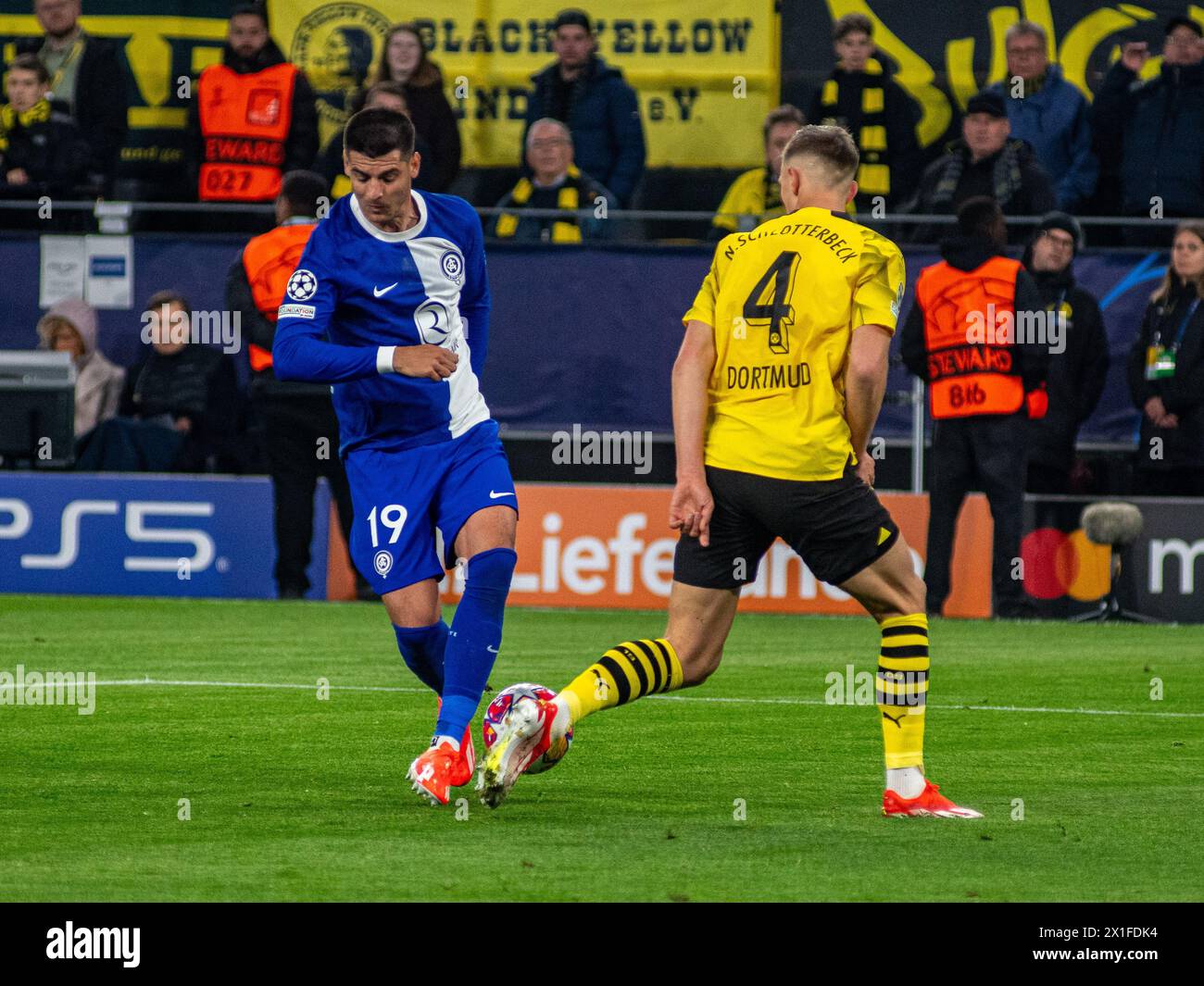 Dortmund, North Rhine-Westphalia, Germany. 16th Apr, 2024. Atletico ...