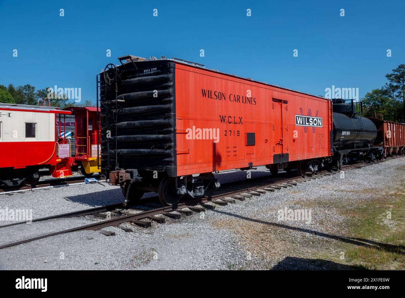 Wilson car lines boxcar hi-res stock photography and images - Alamy