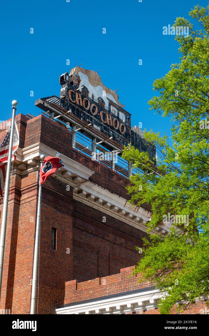 USA Tennessee Chattanooga the old passenger railway railroad train ...
