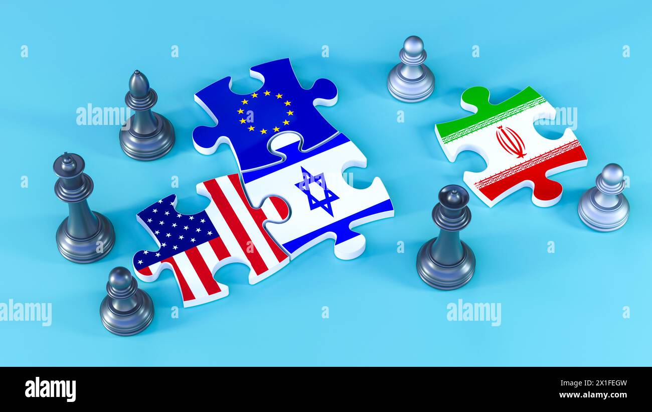 Iran and Israel politic issue background Stock Photo - Alamy Iran and Israel politic issue background Stock Photo - Alamy