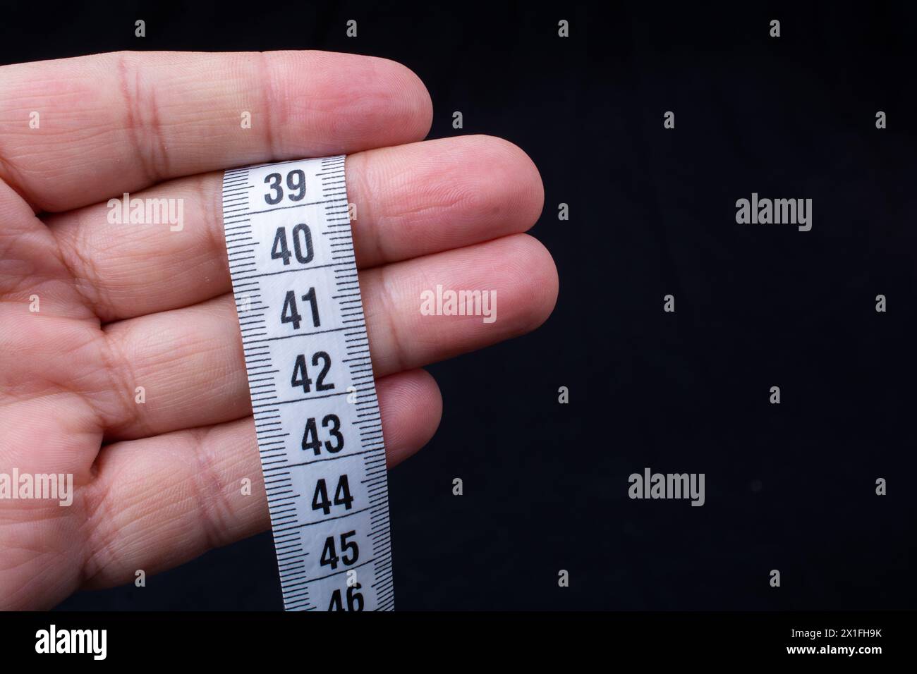 soft measuring tape. tape measure with metric scale Stock Photo - Alamy