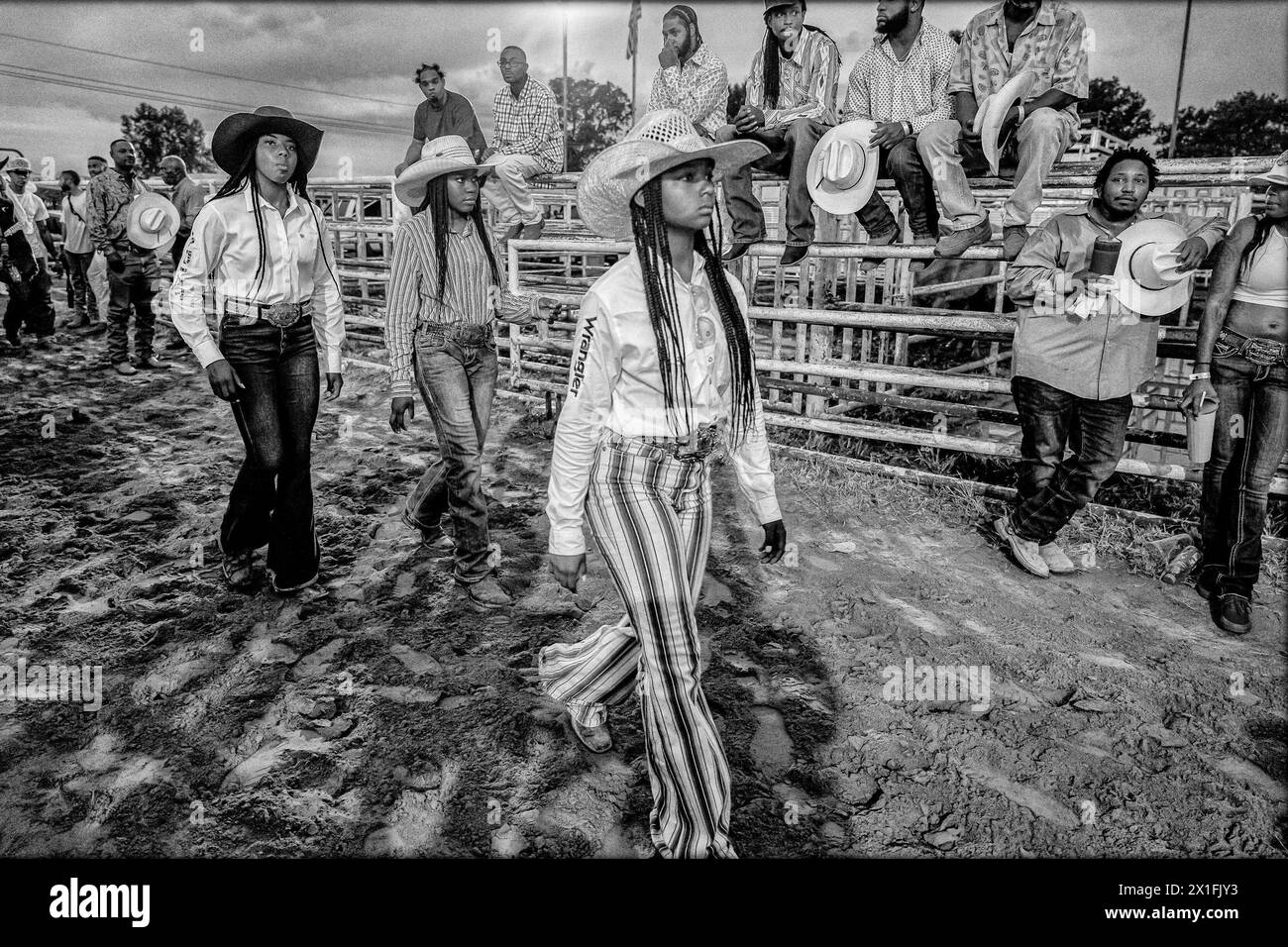 Okmulgee, Oklahoma, USA. 12th Aug, 2023. Young rodeo riders, PARIS ...