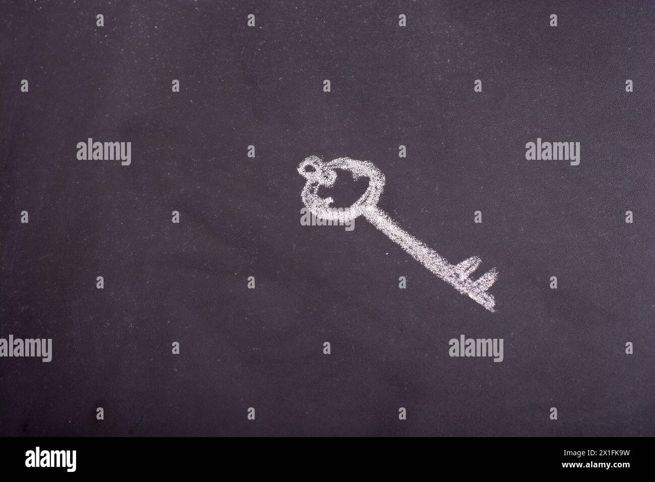 Retro styled golden color key forms the word key Stock Photo - Alamy