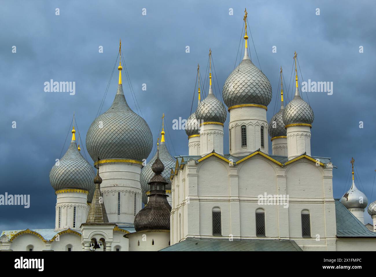 Rostov Kremlin. A medieval structure of the 17th century. View through ...