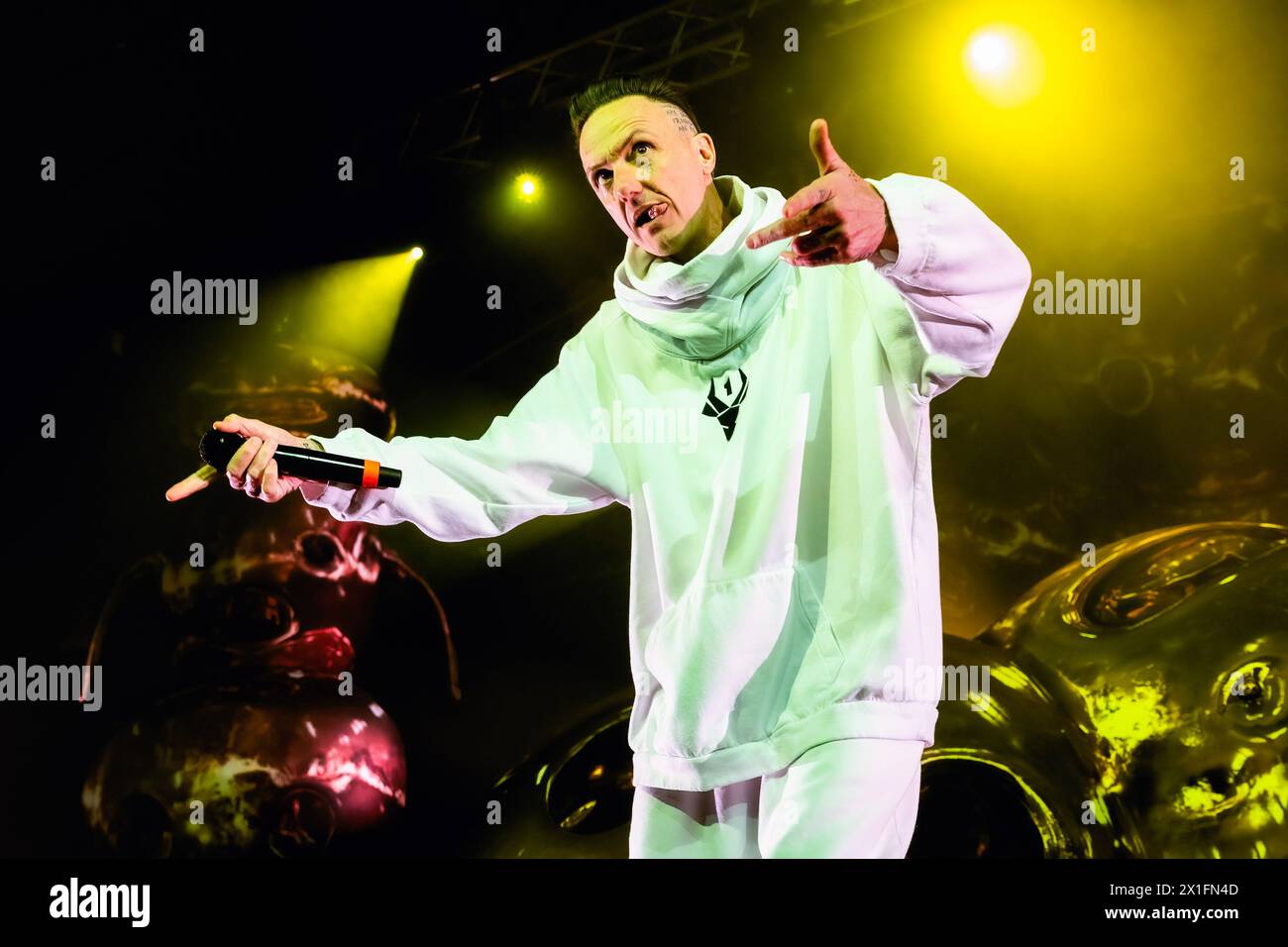 Milan, Italy. 16th Apr, 2024. Watkin Tudor Jones aka Ninja of South ...