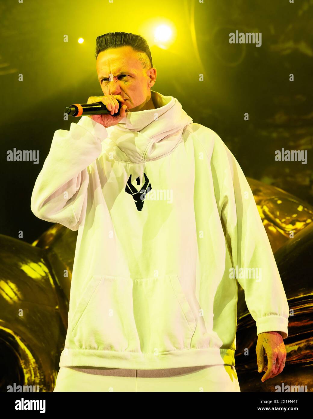 Milan, Italy. 16th Apr, 2024. Watkin Tudor Jones aka Ninja of South ...